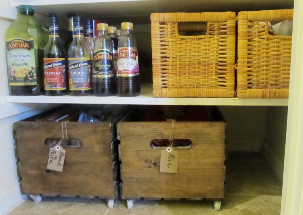 DIY Wood Storage Crates on Wheels, How to Stain Wood Crates - Joyfully ...