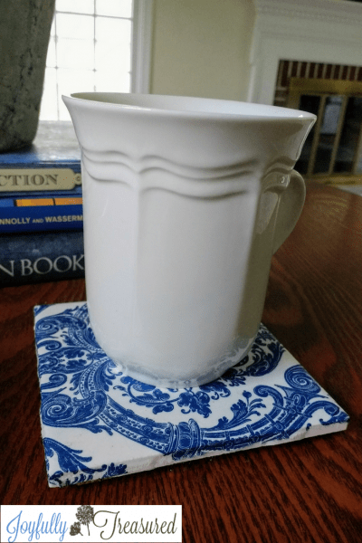 How to Make Coasters out of Ceramic Tiles and Napkins, Easy DIY Home ...