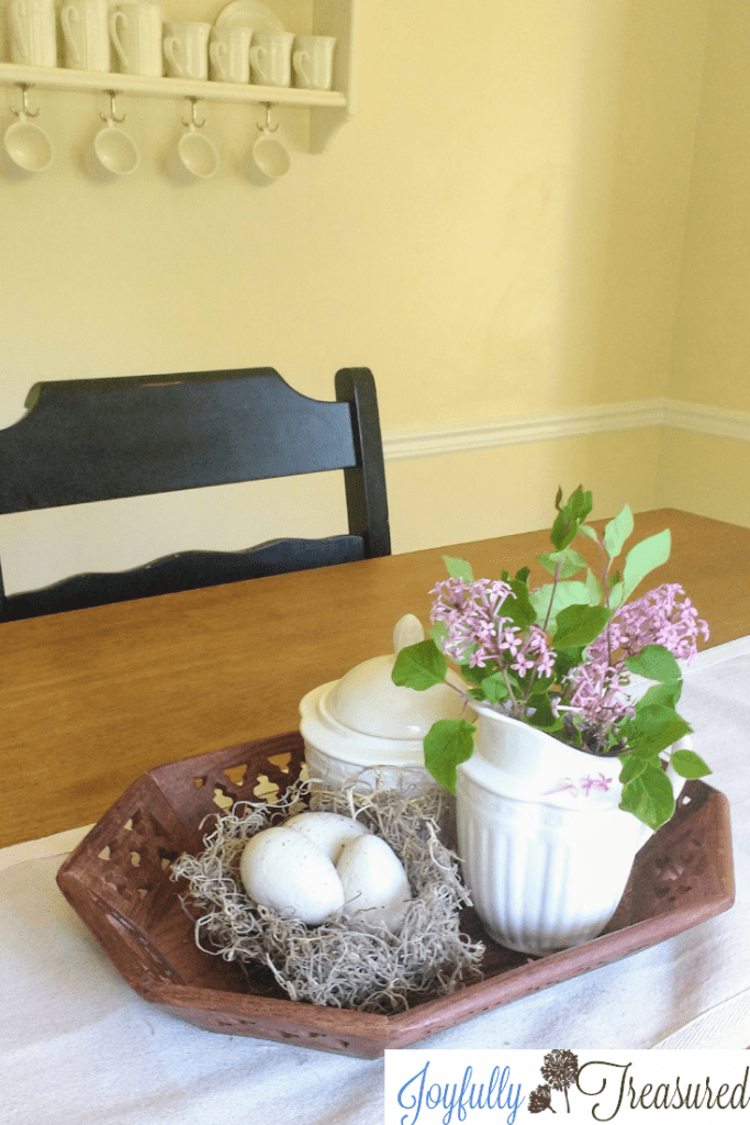 DIY Spring Room Decor: Simple Decorative Speckled Eggs - Joyfully Treasured