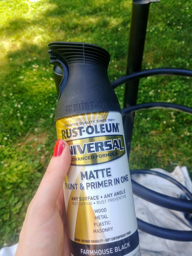 How to Spray Paint Metal Furniture, A DIY Makeover for Tables, Chairs ...