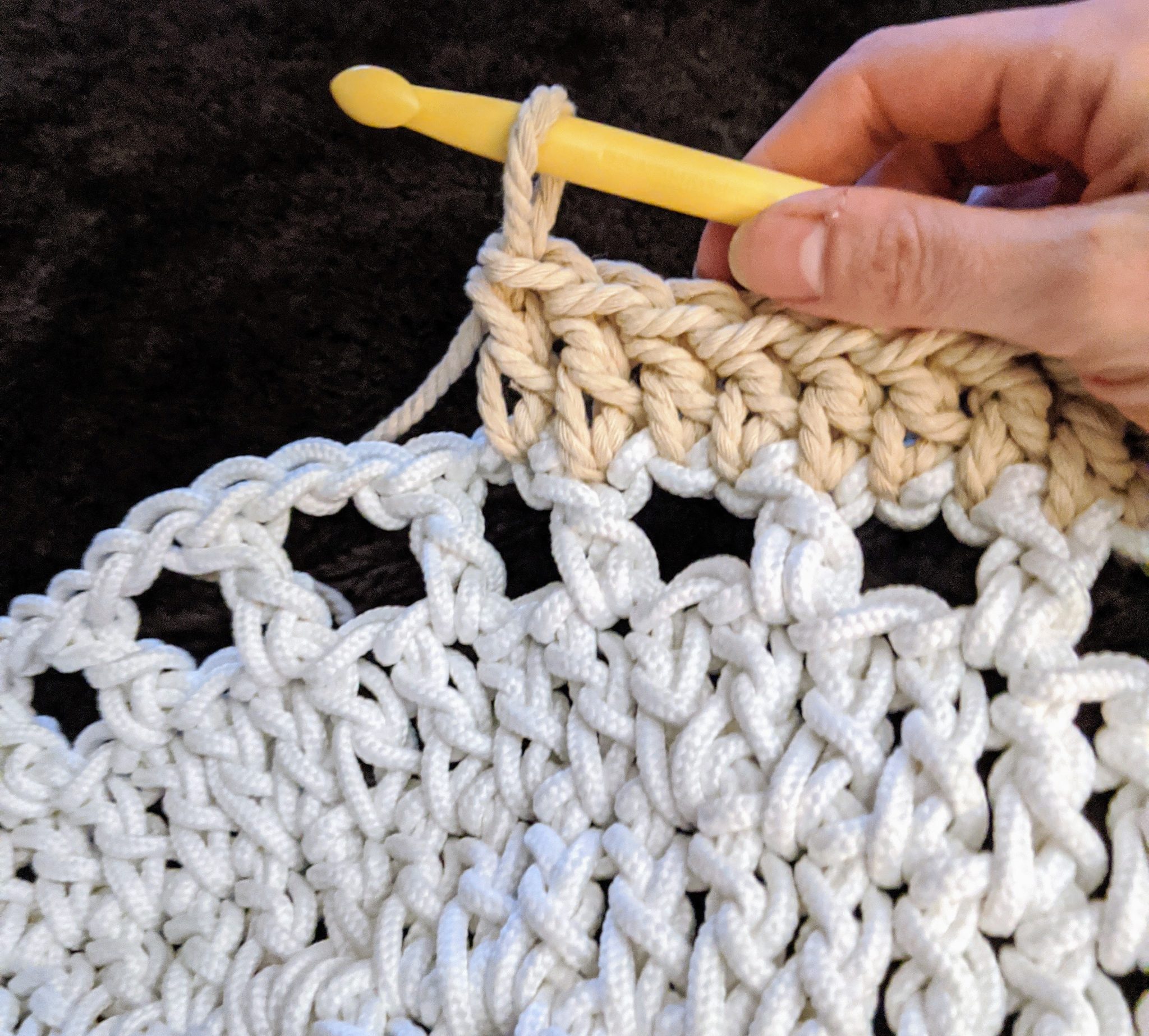 Oval Crochet Rug, Free Pattern for a Vintage Style Bath Mat - Joyfully ...