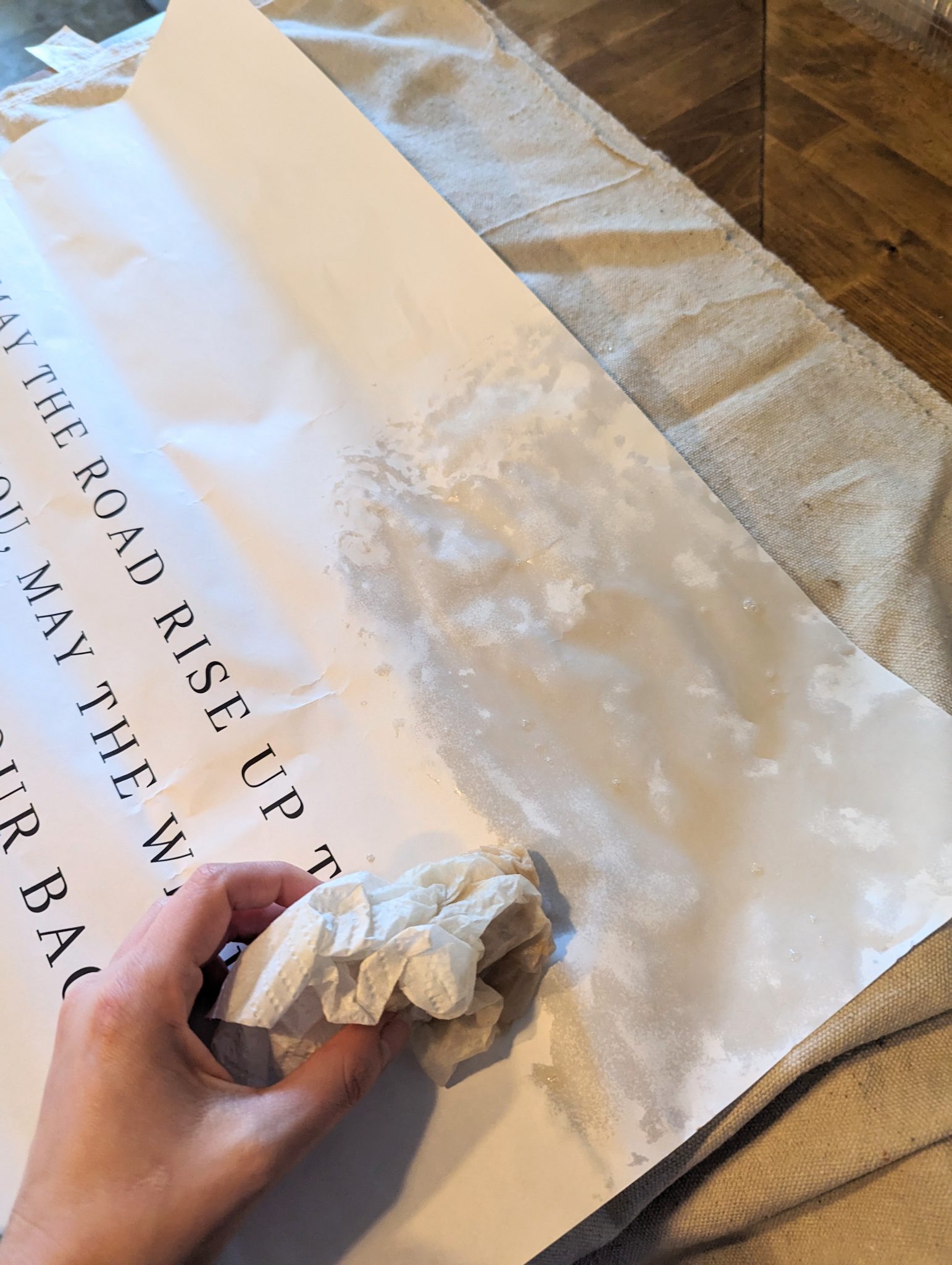 Tea Staining Paper, How to Tea Stain a Paper Poster for DIY Wall Art ...